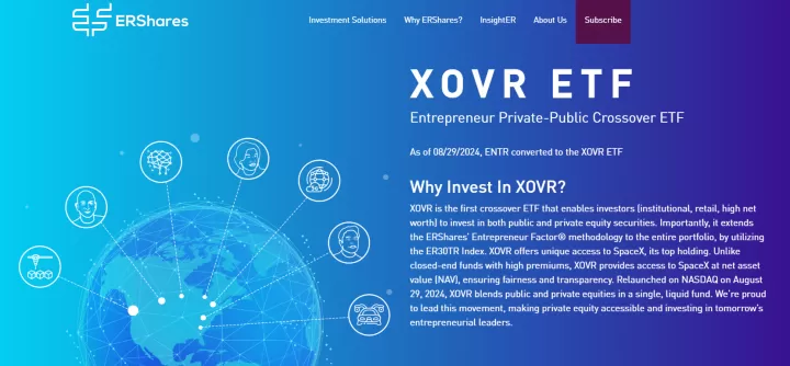[관심 종목 추가] ERShares Private-Public Crossover ETF (XOVR) | 미주은 - 미국주식으로 은퇴하기
